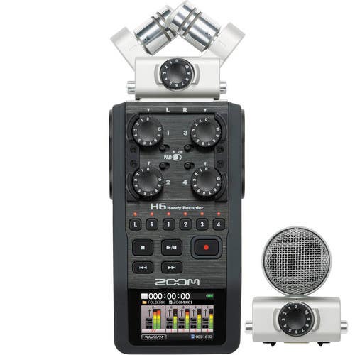 Zoom H6 Audio Recorder Has Swappable Microphones, Mounts to DSLRs
