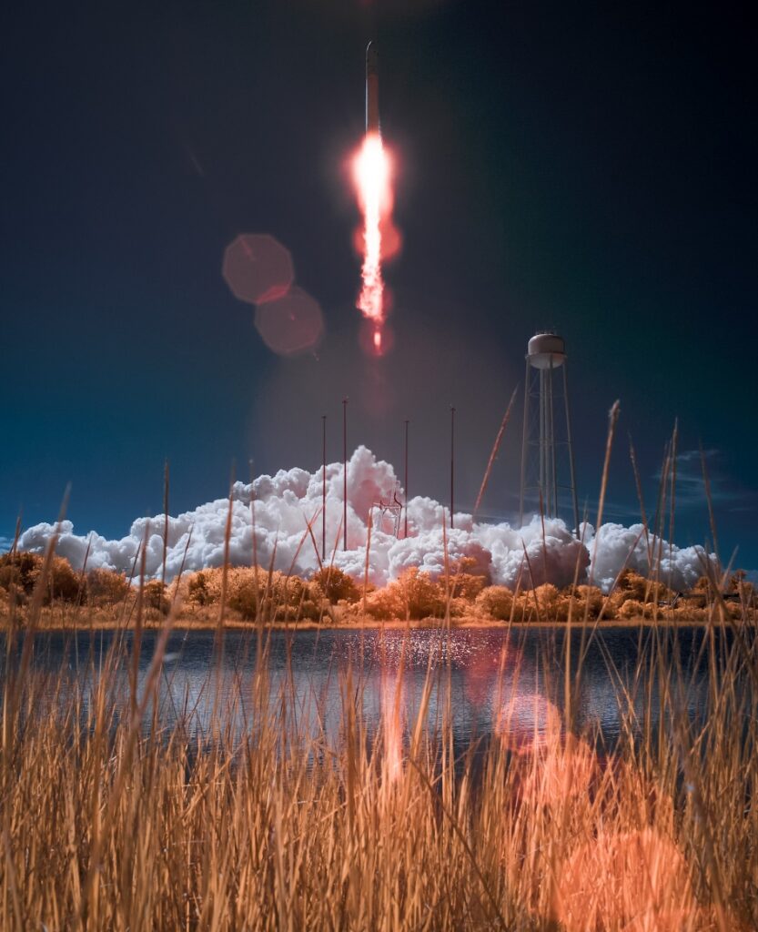 NASA Releases Incredible Infrared Rocket Launch Photo | Popular Photography