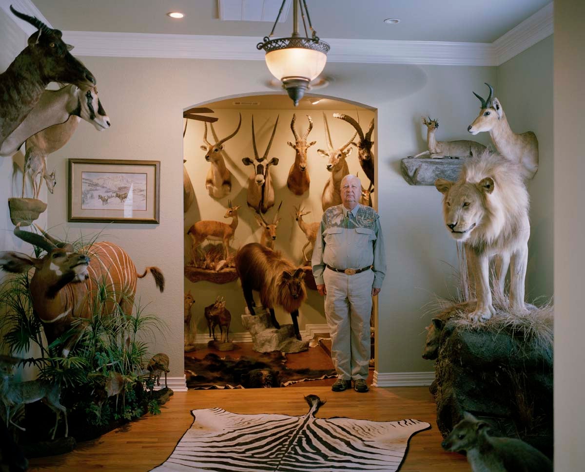 Inside The Trophy Rooms Of Texas's Biggest Big-Game Hunters