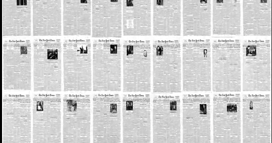 Watch This: The Evolution of Photographs on The New York Times Front Pages