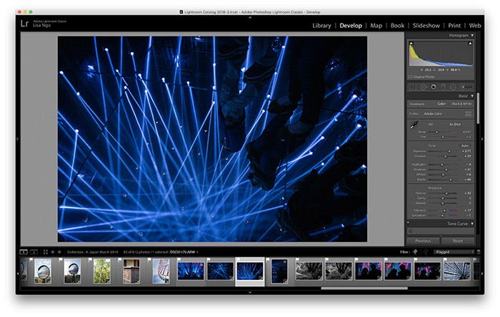 Adobe Lightroom updates now include GPU accelerated editing