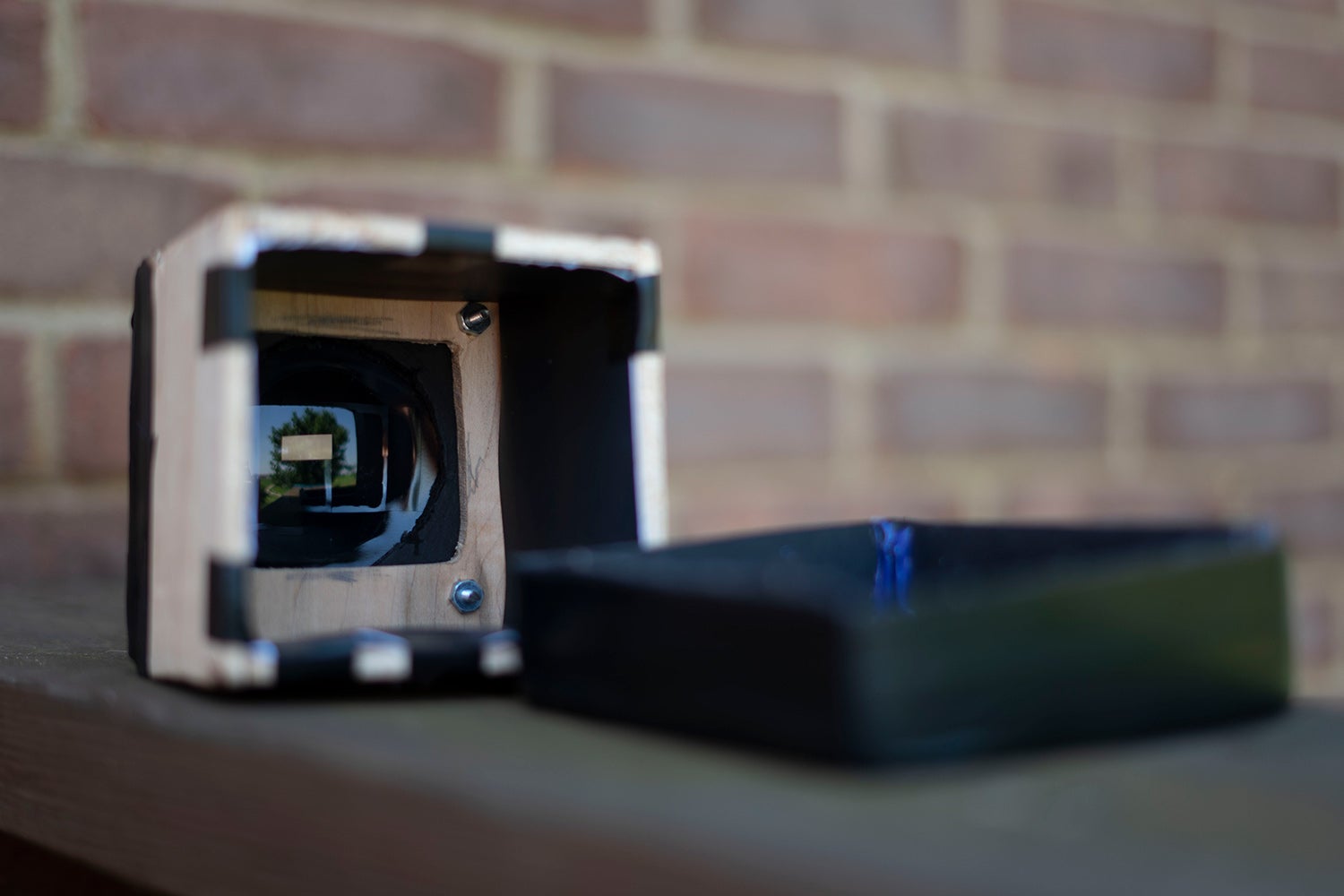 This zine features homemade cameras and the wild images that they created