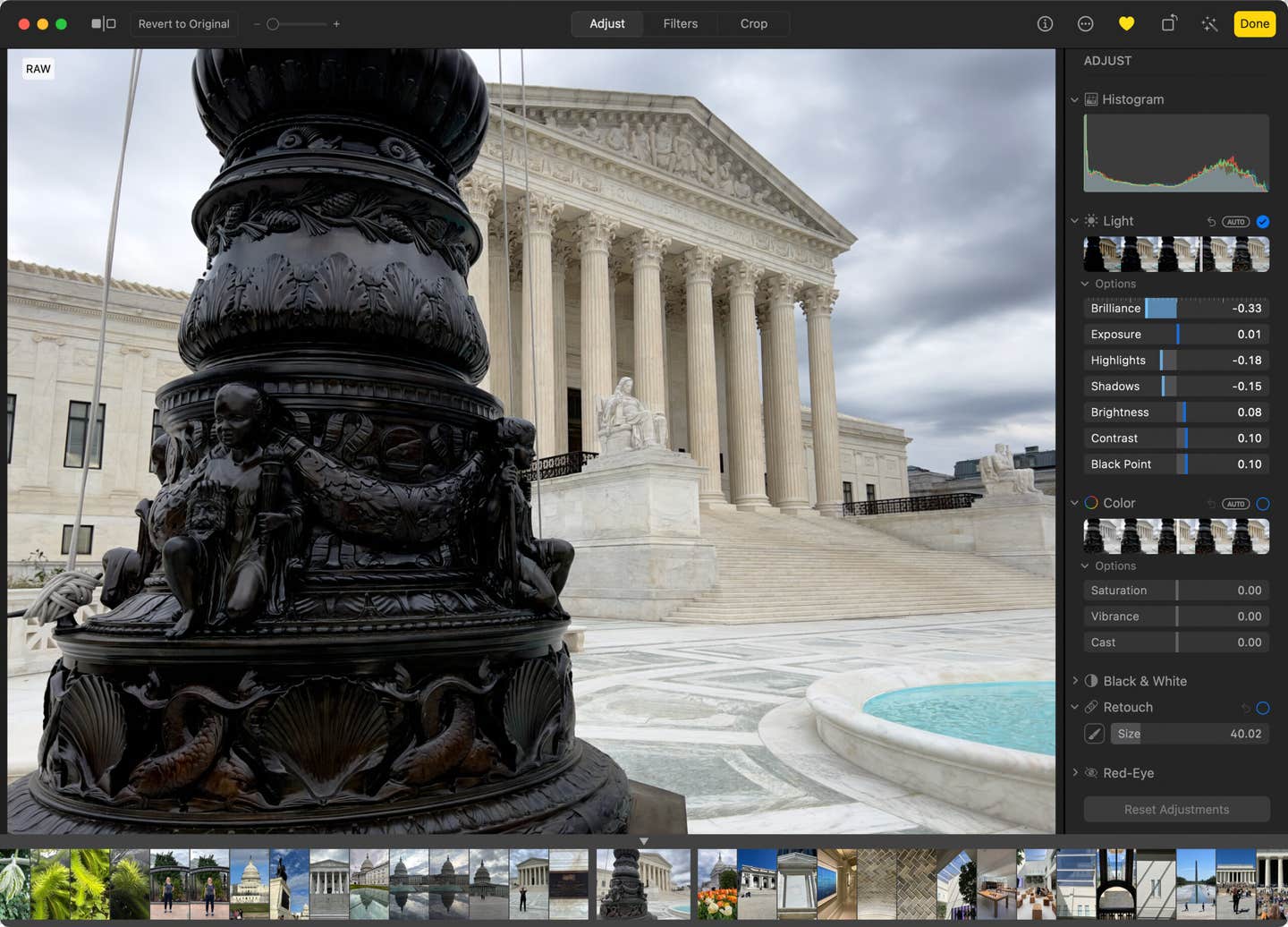 Testing the advantages of Apple's ProRAW format | Popular Photography